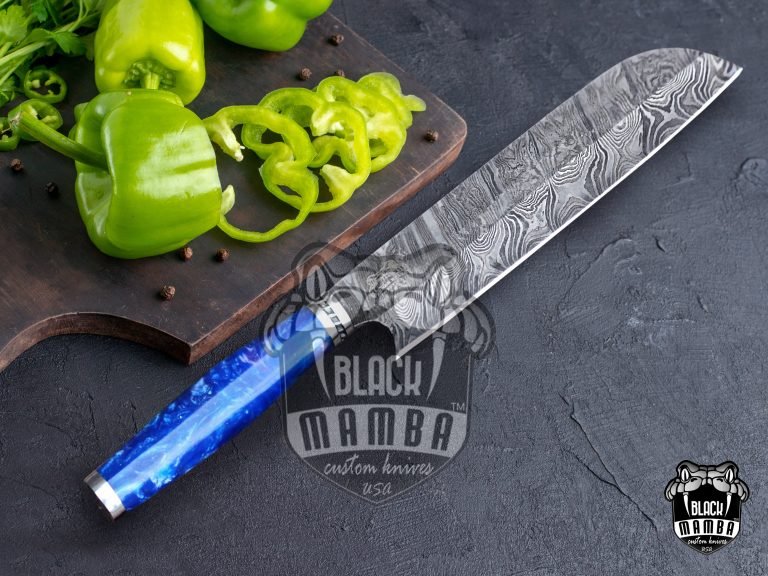 Black Mamba Knives Damascus Hunting Knives for Sale | USA Made