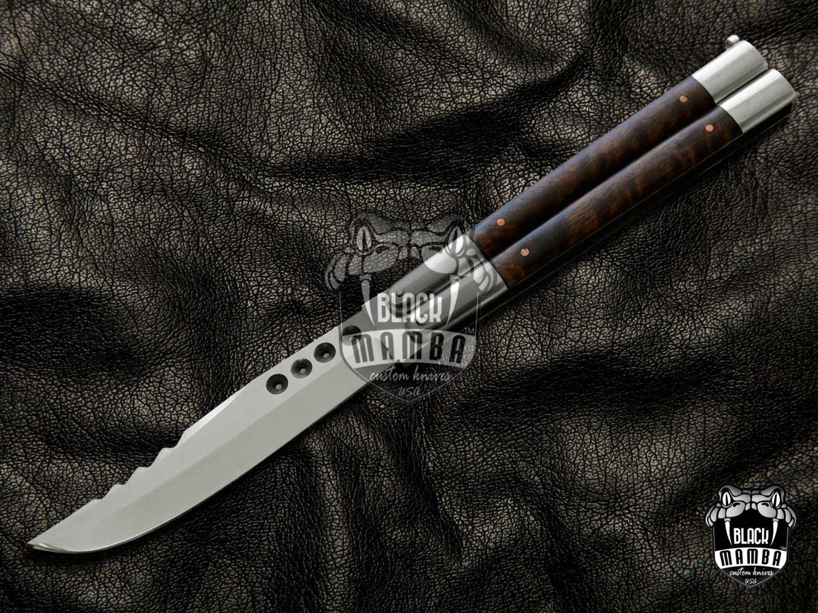 Black Mamba Knives Damascus Hunting Knives for Sale | USA Made