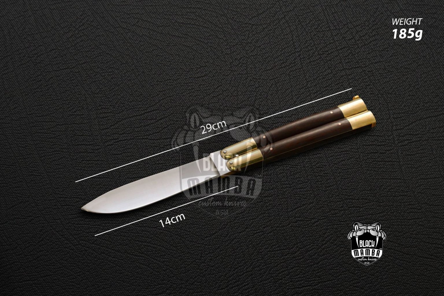 High Carbon Steel Filipino Balisongs butterfly knife, USA Made