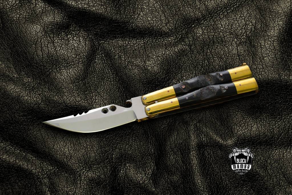 BMK-465 D2 Tool Steel Filipino Balisongs buffalo horn butterfly knifes