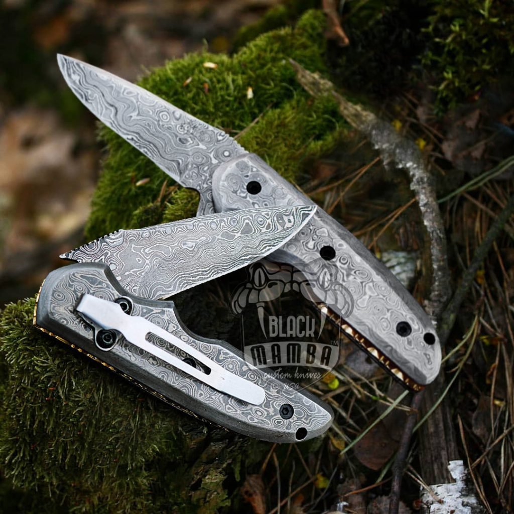 Black Mamba Knives Damascus Hunting Knives for Sale | USA Made